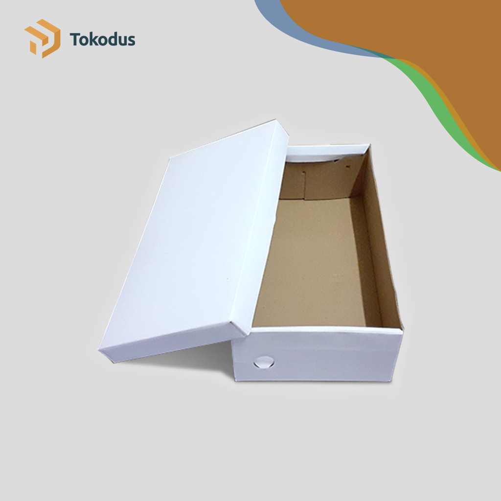 Jual Kardus Box Sepatu 28x16x8,5 cm Dus Sepatu/Sendal Die Cut Polos ...