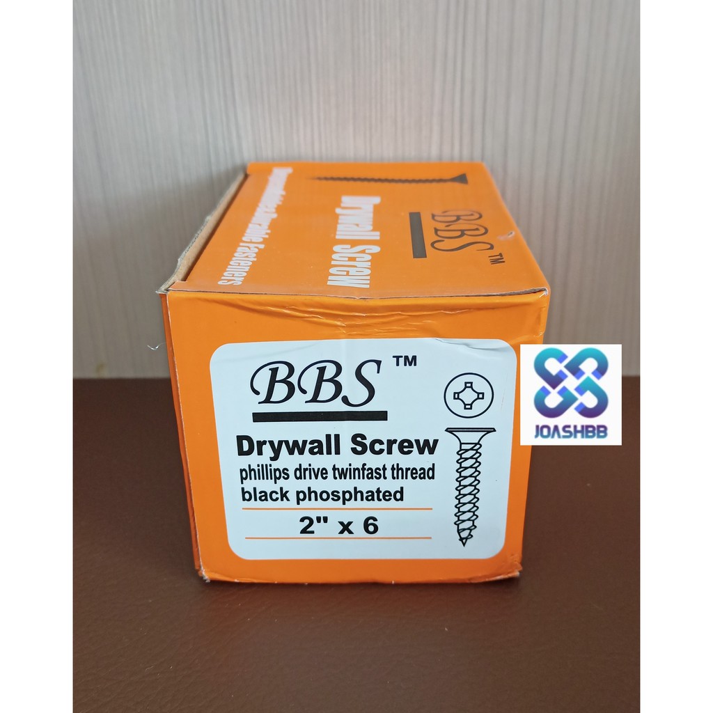 Jual Sekrup Gypsum Baja / Baut Skrup Kayu Drywall Screw 900gr 1 kotak ...