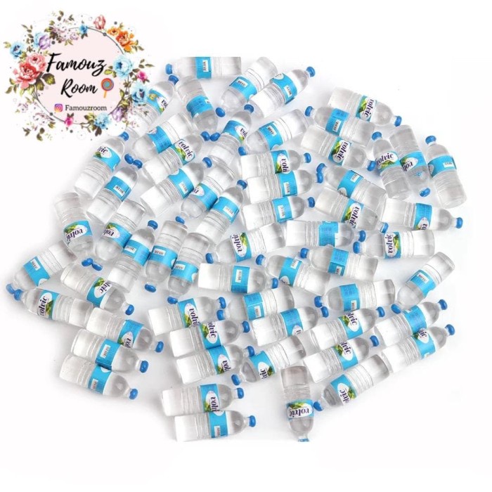 Jual Miniatur- Miniatur Mineral Water - Miniatur Minuman Volvic - Doll ...