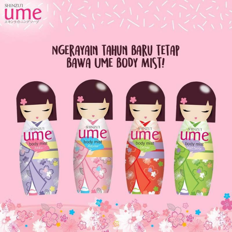 Jual Shinzu'i Ume Body Mist 100 mL - Parfume - Shinzui | Shopee Indonesia