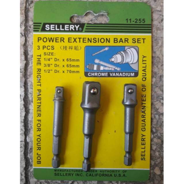 Jual Sambungan bor kunci shock adaptor bor bor tangan | Shopee Indonesia