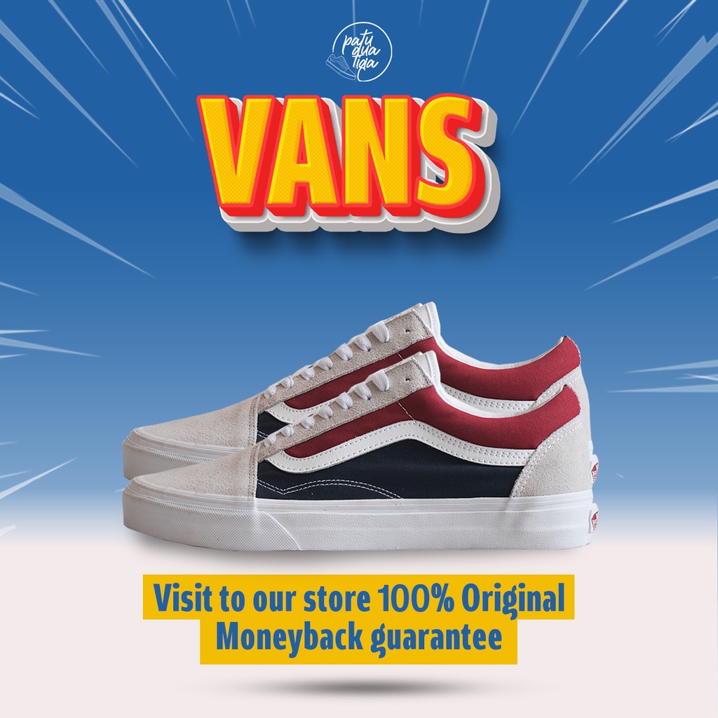 Jual Vans Oldskool Classic "Retro Block" / Vans Original!!! | Shopee ...