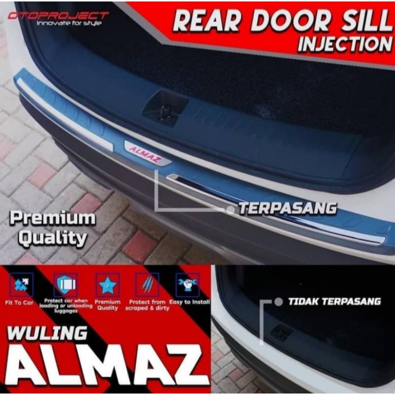 Jual Rear Door Sill Plate Pintu Belakang WULING ALMAZ Plastic Injection ...