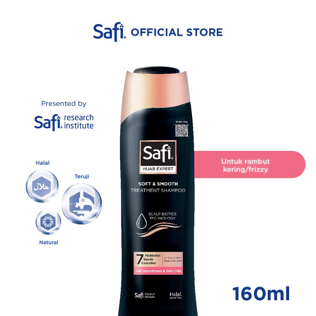 Jual Safi Hijab Expert Soft & Smooth Shampoo 160 ml | Shopee Indonesia