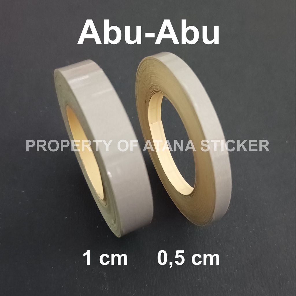 Jual Stiker List Velg Body Sepeda Motor Matic Mobil Abu Abu Grey Gray ...