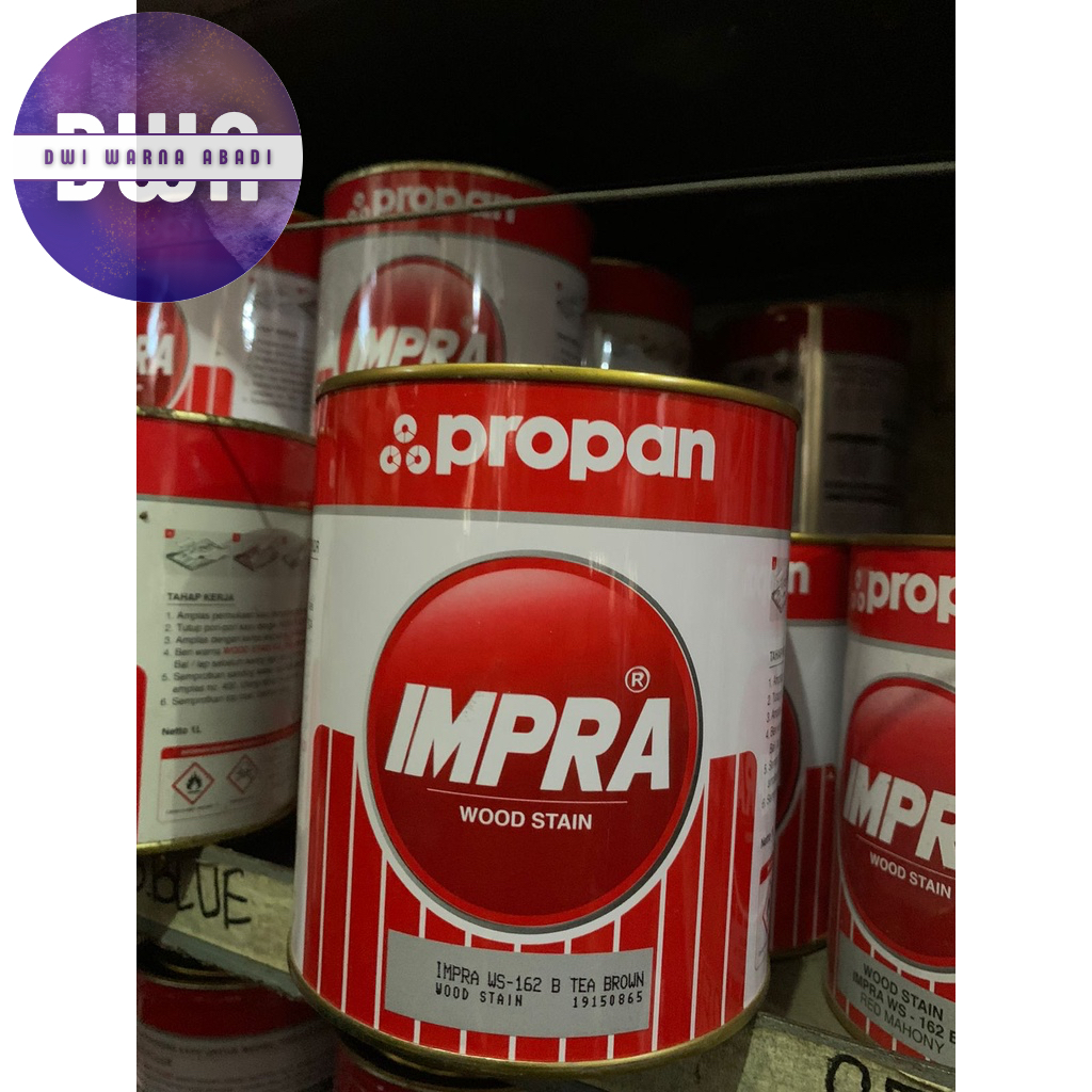 Jual IMPRA WS-162 B TEA BROWN CAT KAYU WOOD STAIN PROPAN 1L | Shopee ...