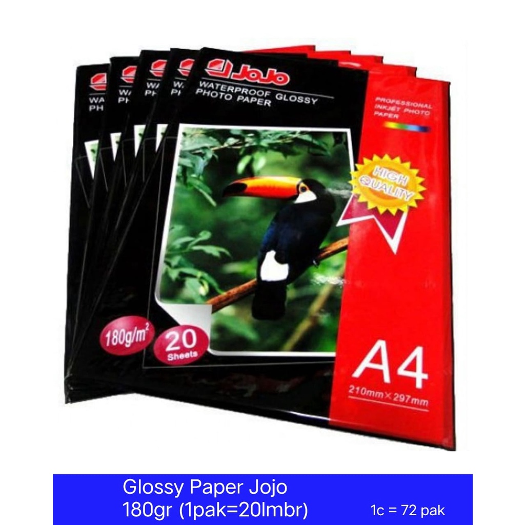 Jual Glossy Paper DAVIS JOJO 180gr A4 | Shopee Indonesia