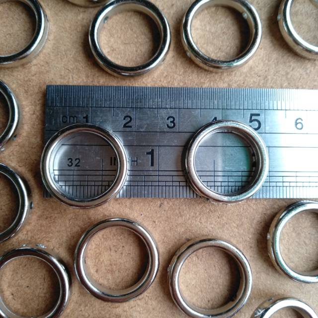 Jual Ring CCB polos ukuran besar / ring 2 lubang polos ukuran besar (80 ...