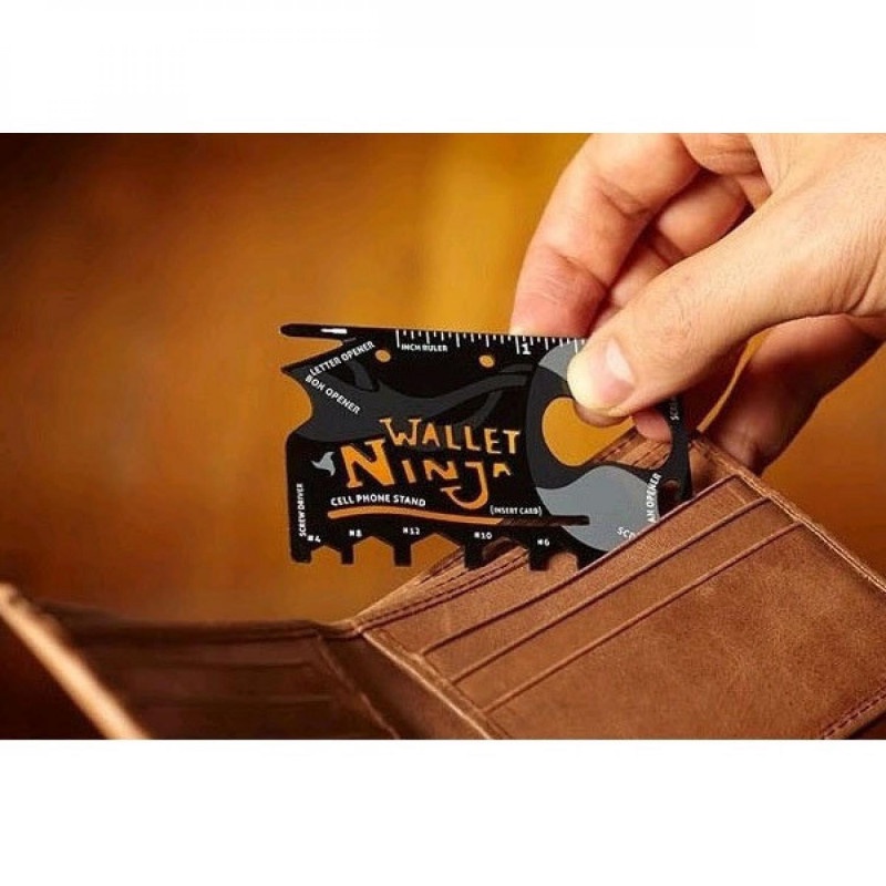 Jual Wallet Ninja 18in1 Alat Multifungsi Model Kartu | Shopee Indonesia