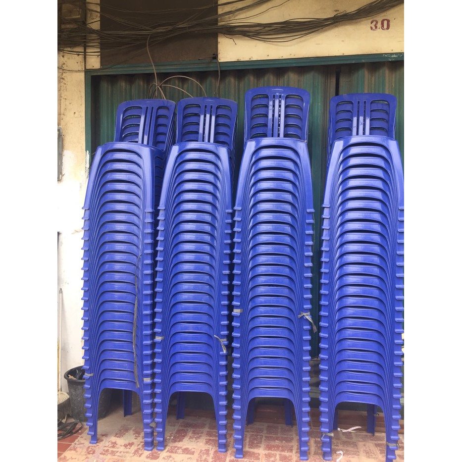 Jual Kursi makan plastik Napolly 101 warna biru | Shopee Indonesia