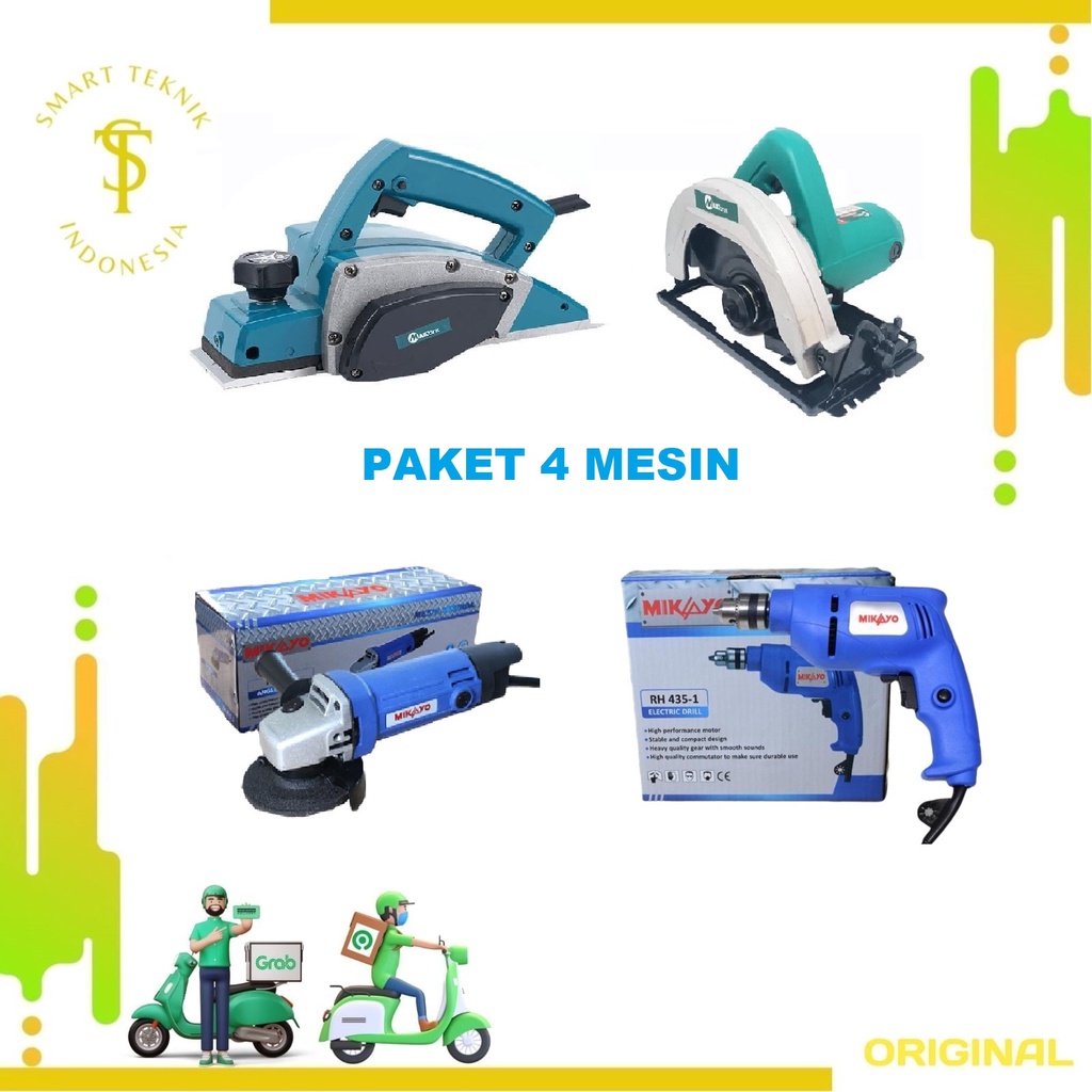 Jual PROMO!! PAKET TUKANG KAYU - PAKET PERTUKANGAN - MESIN SUGU KAYU ...