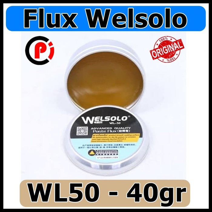 Jual Original Welsolo WL 50 WL50 Kaleng Flux Pasta Solder 40 gr | Shopee Indonesia