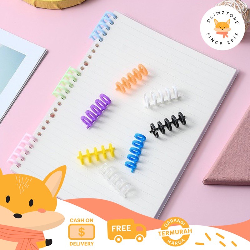 Jual [DZ] ST320 - Ring Binding Binder Plastik 30 Lubang Ukuran A4 B5 A5 ...