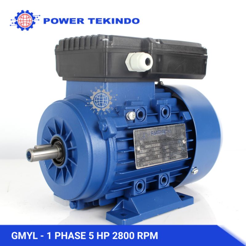 Jual Famoze Pro Dinamo 1 Phase 5 HP 2800 RPM GMYL Electric Motor 5 PK 3,7 KW | Shopee Indonesia