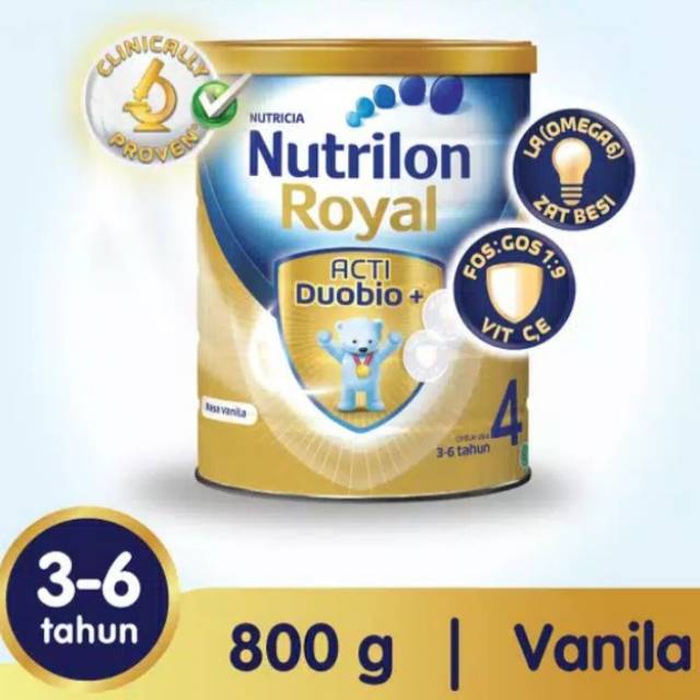 Jual Nutrilon Royal 4 Vanila / Madu 800 gram (exp 2027) | Shopee Indonesia