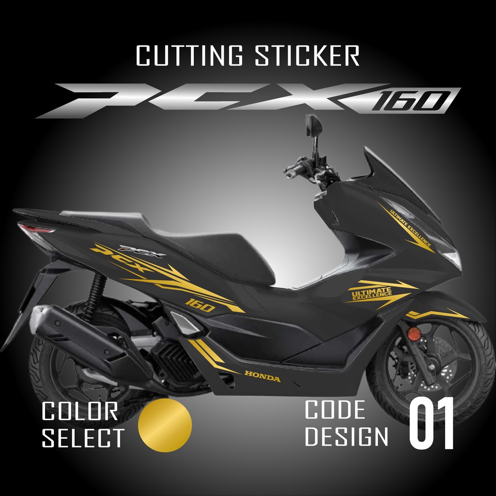 Jual COD Cutting Sticker PCX 160 - Aksesoris Stiker Striping Motor ...