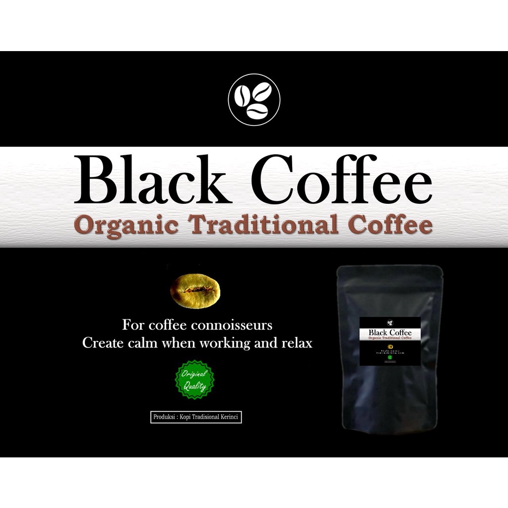 Jual Black Coffee Premium - Kopi Robusta - Powder 1 Kg 100 % Pure ...