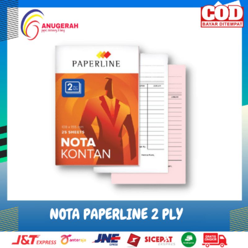 Jual NOTA PAPERLINE 2 PLY (Kecil)(PCS) | Shopee Indonesia