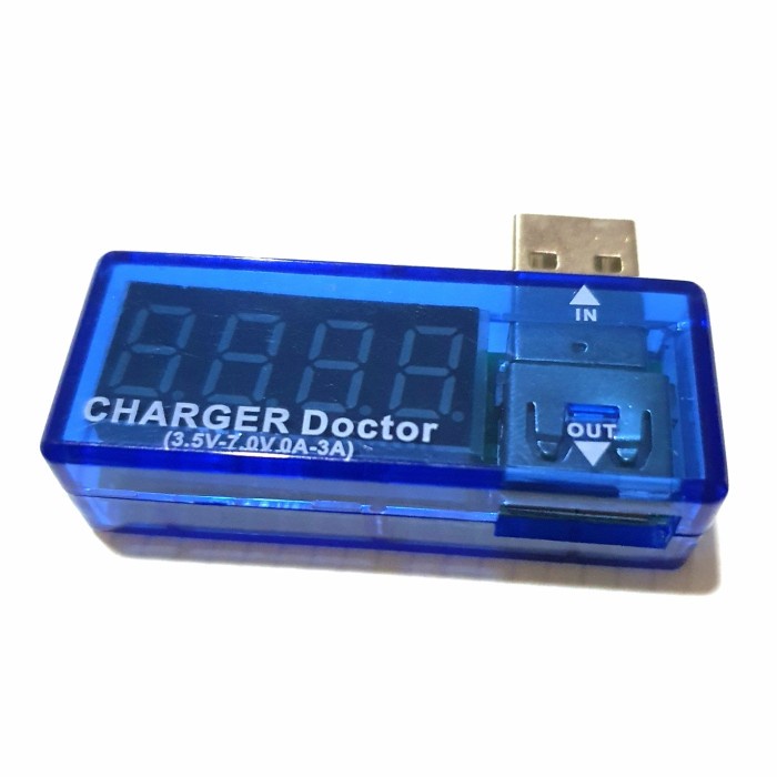 Jual Doctor Charger alat cek volt ampere voltase tegangan usb cas hp ...