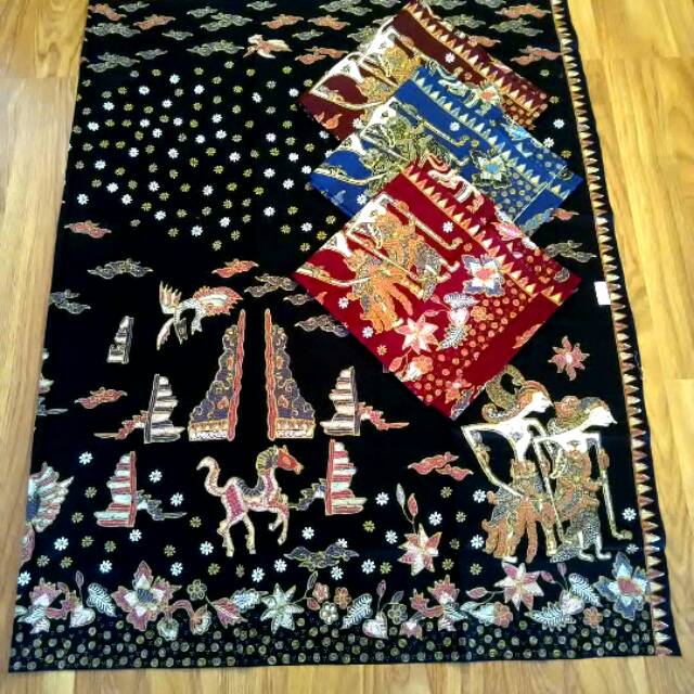 Jual Kain Batik Wayang Taman Rama Shinta | Shopee Indonesia