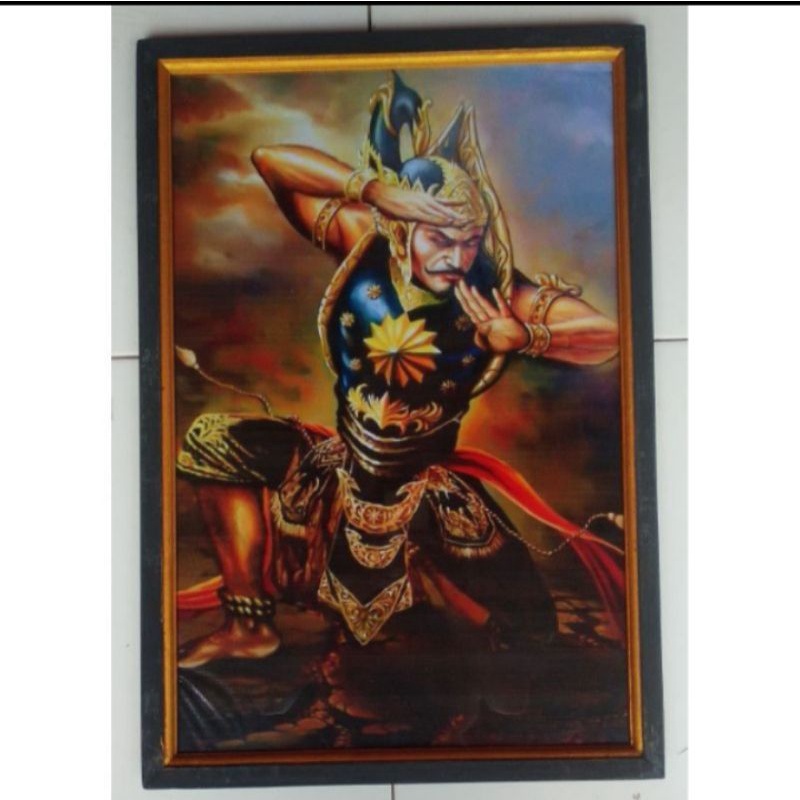 Jual Lukisan cetak hiasan dinding murah gambar tokoh pewayangan ...
