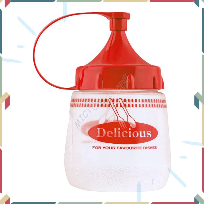 Jual MICTON Lion Star Sauce Keeper Botol Saos TS-45 SK 405 250ml - Merah | Shopee Indonesia