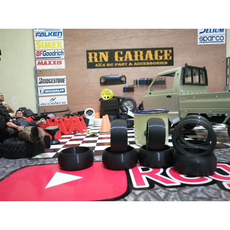 Jual Ban drift WPL D12 ukuran Mchassis Velg Bentuk DONAT | Shopee Indonesia