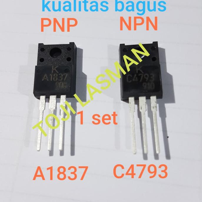Jual 1 Set A1837 Dan C4793 A 1837 C 4793 2Sa 1837 2Sc 4793 Transistor ...