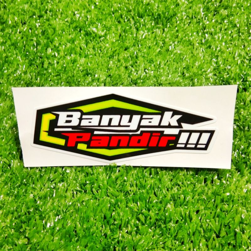 Jual stiker kata2#sticker banyak pandir | Shopee Indonesia