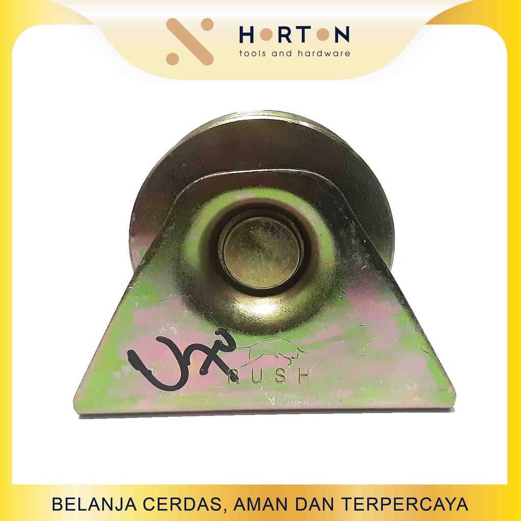 Jual Roda Pagar kuning Model Bulat 70mm / Roda Bubut Chrome U 70mm ...