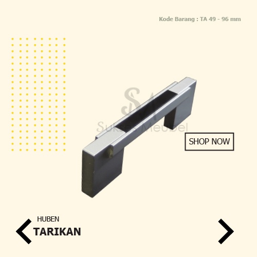Jual Ta 49 96 Ba Huben Tarikan Lemari Laci Huben Ta 49 96mm Black