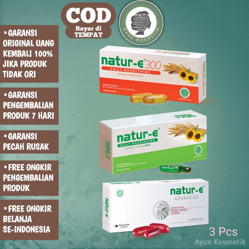 Jual NATUR E Kapsul 100 IU Kapsul 300 IU Kapsul Advanced Isi (16 - 3 ...