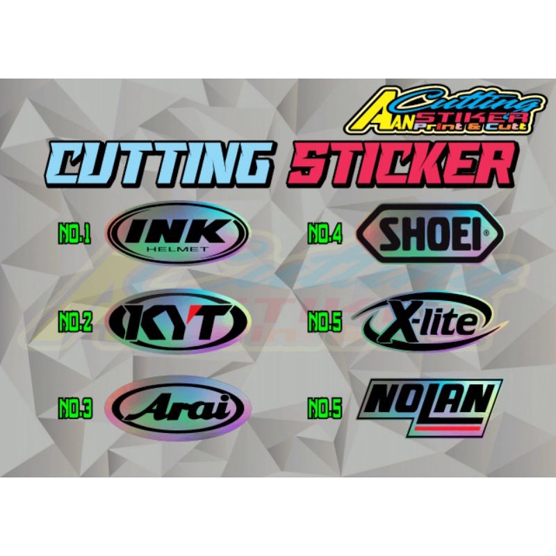Jual stiker helm , stiker hologram , stiker virall | Shopee Indonesia