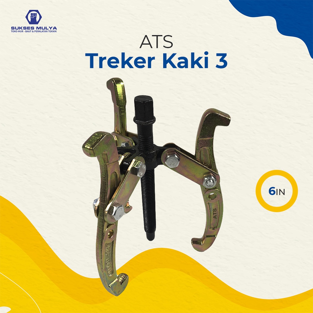 Jual Treker Kaki 3 ATS 6" / Treker Bearing 6" Three Arm Puller ATS ...