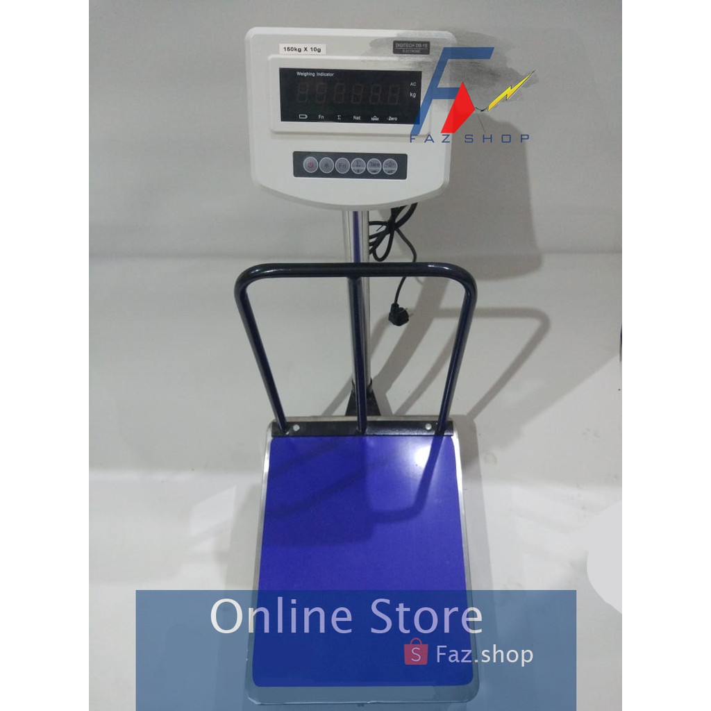 Jual timbangan duduk digital digitech db-1s 150kg / digitech db1s asli ...