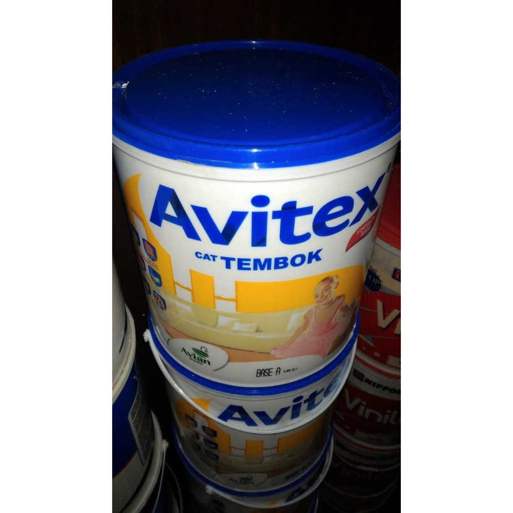 Jual Cat Tembok Avitex Interior Warna Tua (5 Kg) | Shopee Indonesia