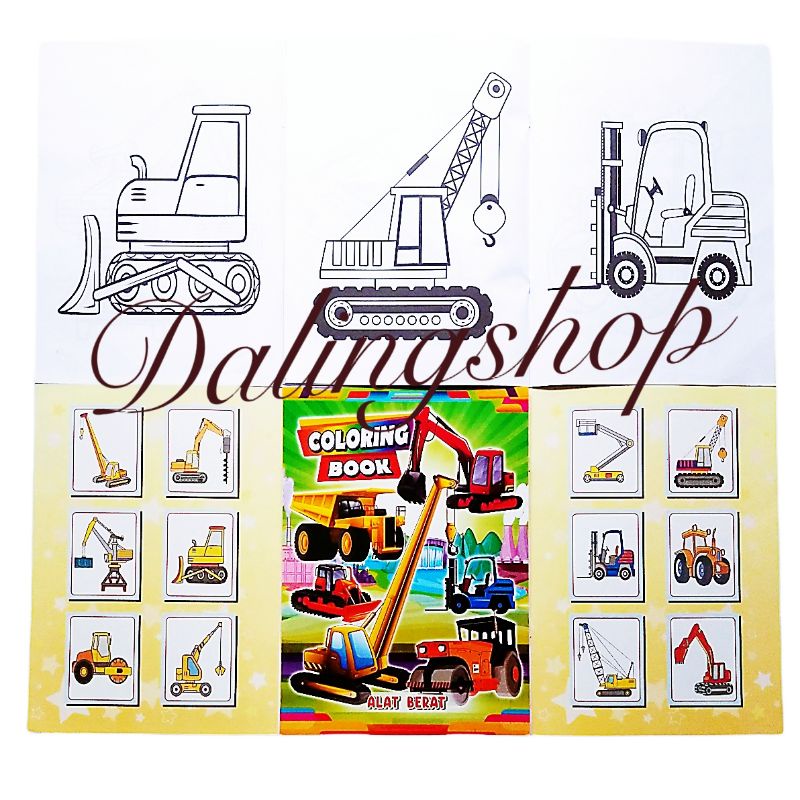 Jual BUKU MEWARNAI ANAK / COLORING BOOK / BUKU UKURAN JUMBO | Shopee ...