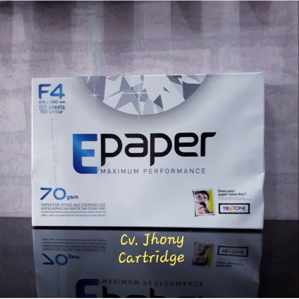 Jual Kertas Print Hvs Epaper F4 70g 70 gram gr gsm | Shopee Indonesia