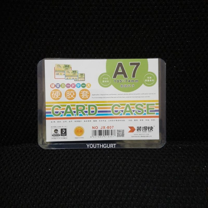 Jual Sideloader Toploader Card Case PC MPC Photocard Size Ukuran A7 PVC Ready Stock | Shopee ...
