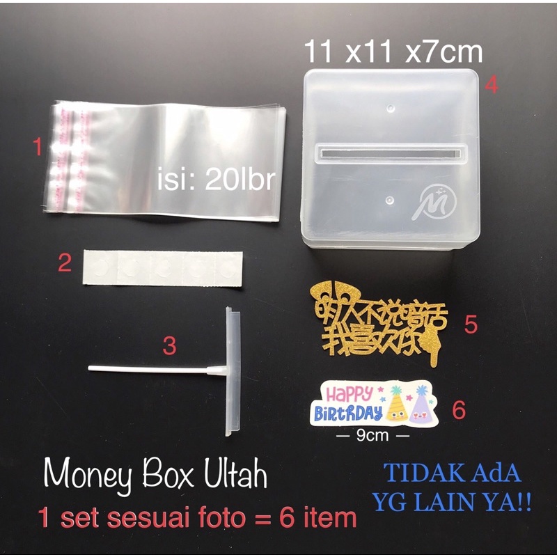 Jual Cake Money Box Kue Ultah isi Kotak Tarik Uang 1109 | Shopee Indonesia