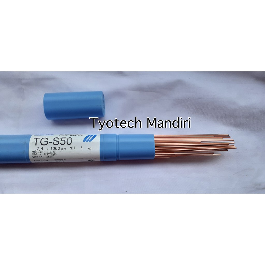 Jual KAWAT LAS FILLER RODS(TIG) / TG-S50 DIAMETER 2,4MM Per-KG | Shopee Indonesia