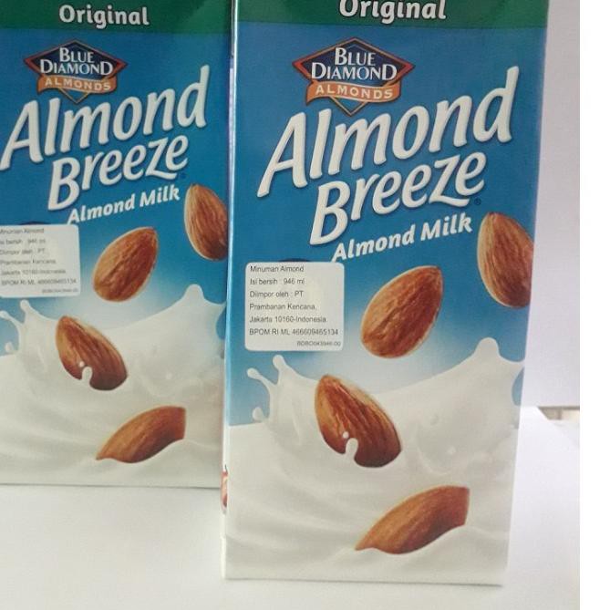Jual GROSIR SUSU ALMOND BLUE DIAMOND ALMOND BREEZE ALMOND MILK RASA ORIGINAL 946ML terbaru ...