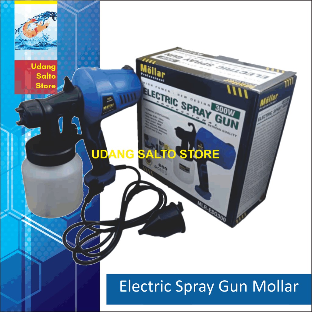 Jual Spray Gun Electric Mollar ESG-300 Mesin Cat Semprot Elektrik ...