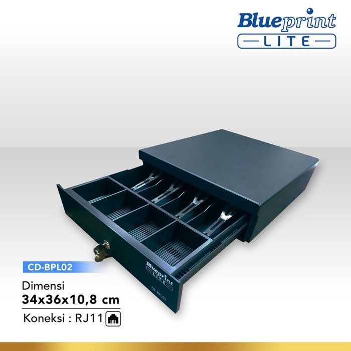 Jual CASH DRAWER KECIL BLUEPRINT (CD-BPL02) | Shopee Indonesia