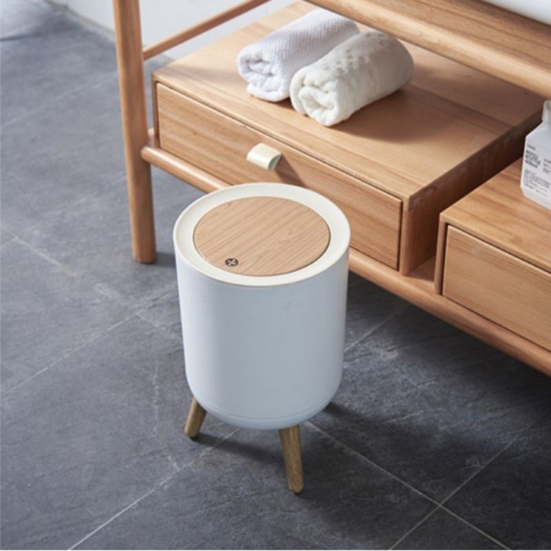 Jual Tong Sampah Estetik / Tempat Sampah Estetik / Tong Sampah Putih ...