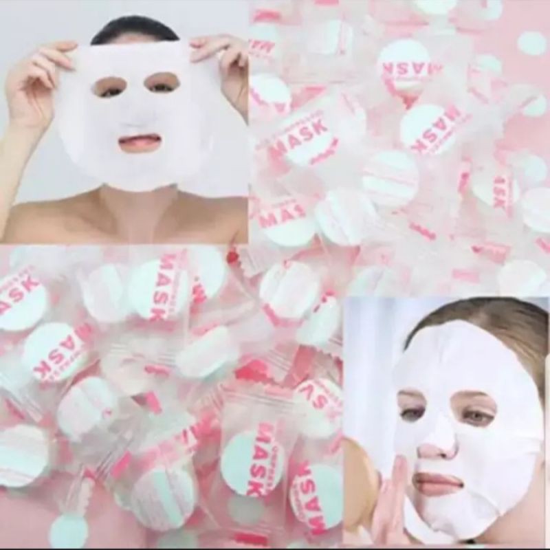 Jual Compreesed Mask/Mask tablet/mask topeng | Shopee Indonesia