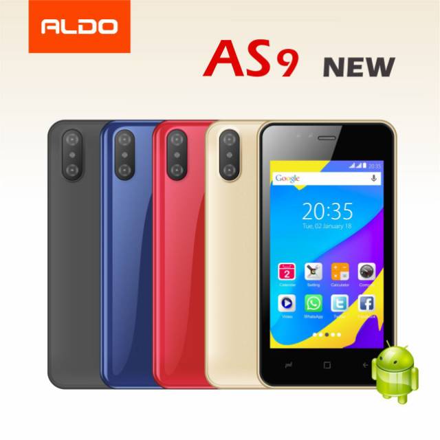 Jual HP ANDROID ALDO AS9 NEW RAM 1GB ROM 4GB RESMI | Shopee Indonesia