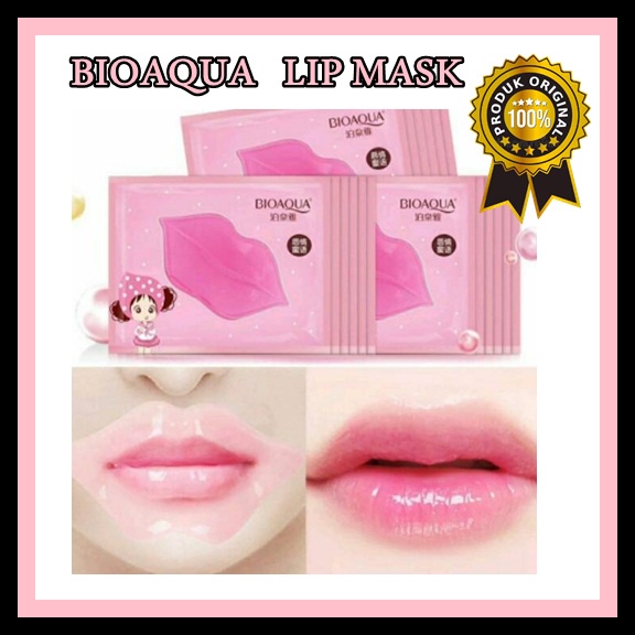 Jual masker bibir lip mask Collagen Nourish Moisturizing pelembab bibir ...