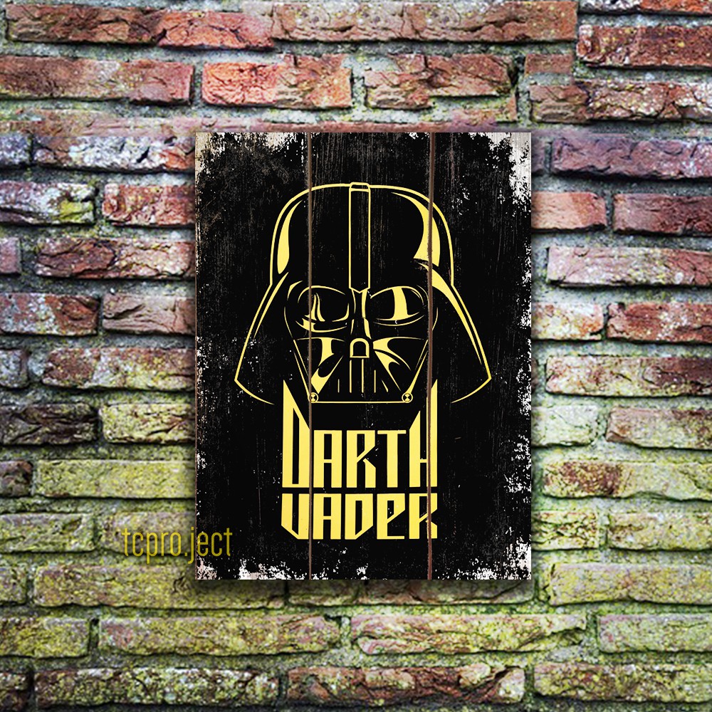 Jual DARTH VADER STAR WARS FILM LOGO POSTER - DEKORASI HIASAN DINDING ...