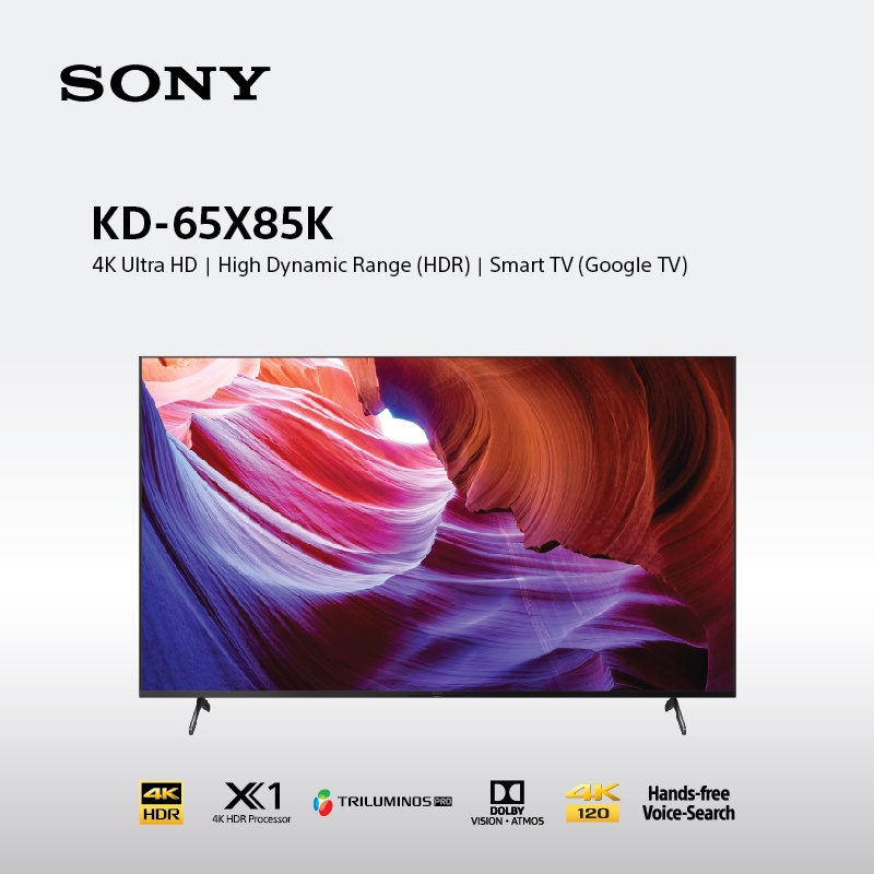 Jual SONY Bravia X85K 65 Inch Ultra HD 4K High Dynamic Range | Smart Google TV | Shopee Indonesia